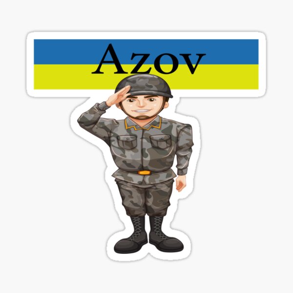 "AZOV " Sticker by KellJamie | Redbubble