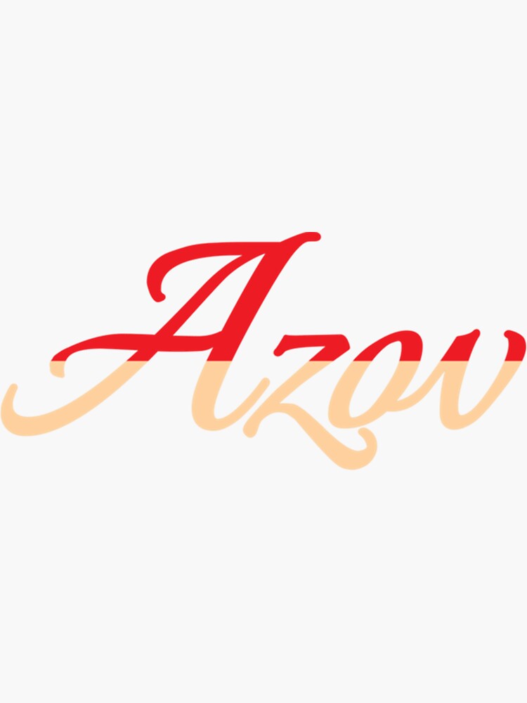 "Azov " Sticker for Sale by KellJamie | Redbubble