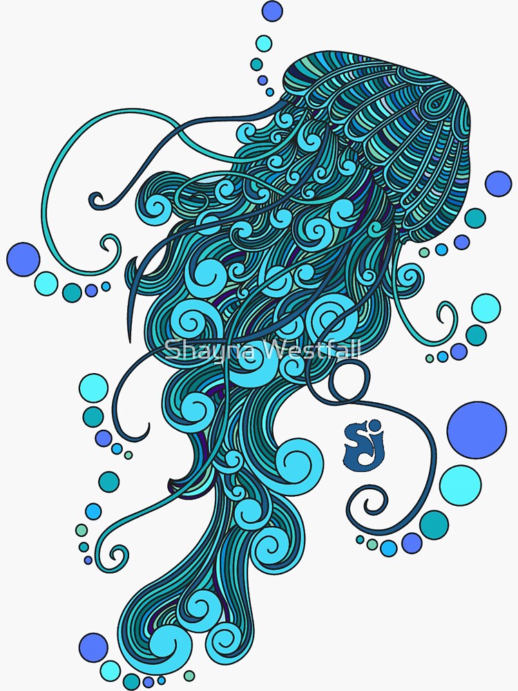 "String Cheese Incident Jelly Fish" Sticker for Sale by rickitywrecked ...