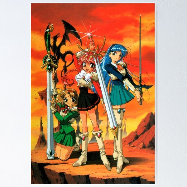 "Magic knights Rayearth Squad" Poster for Sale by Gugarix | Redbubble