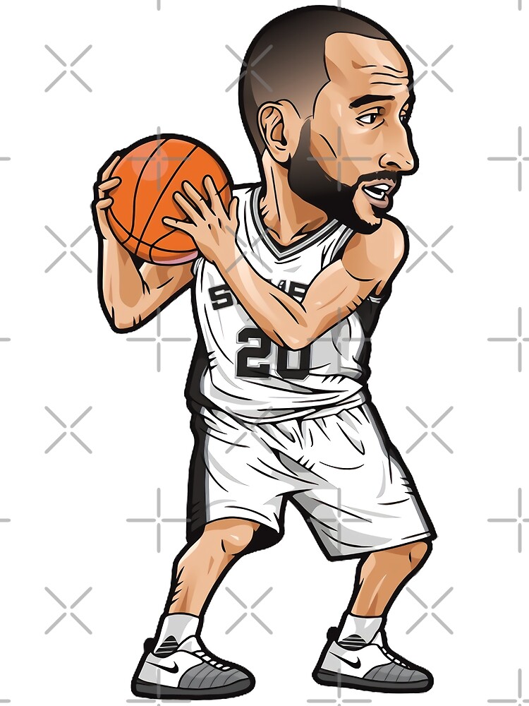 "Manu Ginóbili 20 Draw Chibi" Poster for Sale by JaclynPiel | Redbubble