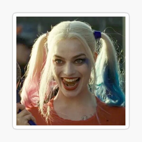 " Margot robbie funny" Sticker by zanzibar- | Redbubble
