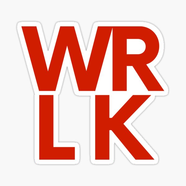 "Warlock - Red Text" Sticker by MismatchMedley | Redbubble