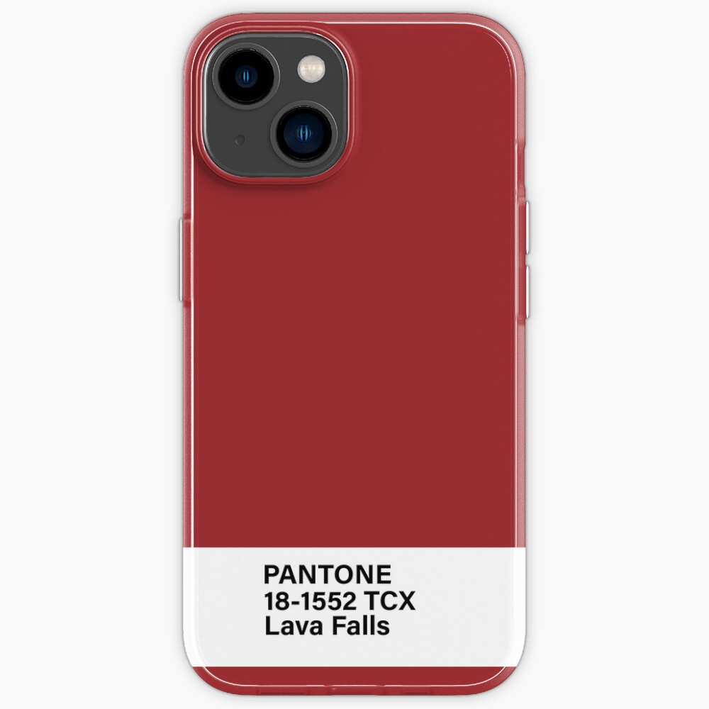 "pantone 18-1552 TCX Lava Falls" iPhone Case for Sale by princessmi-com ...