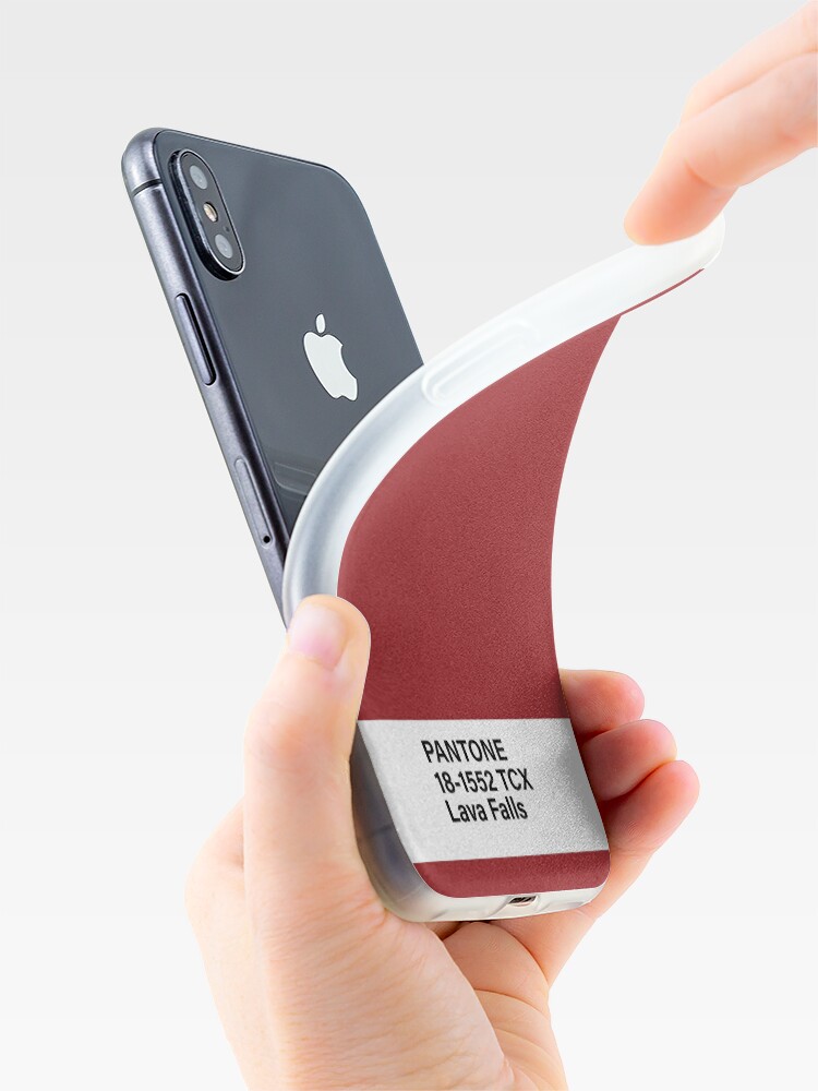 "pantone 18-1552 TCX Lava Falls" iPhone Case for Sale by princessmi-com ...