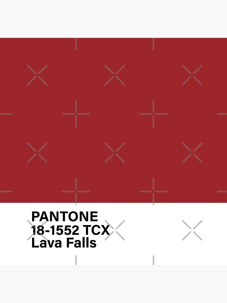 "pantone 18-1552 TCX Lava Falls" Poster by princessmi-com | Redbubble