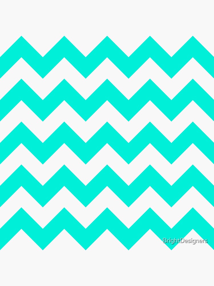 "Sky And White Zig Zag Pattern" Sticker for Sale by BrightDesigners ...