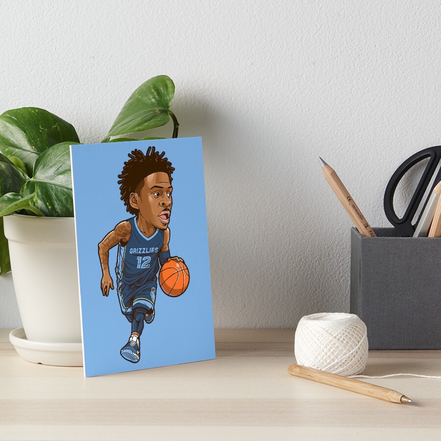 "Ja Morant 12 Draw Chibi" Art Board Print for Sale by JaclynPiel ...