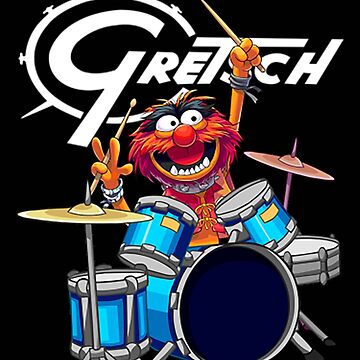 "The Muppet Show Animal Playing Gretsch Drums Essential T-Shirt ...