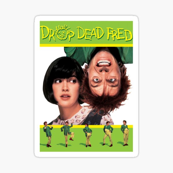 "DROP DEAD FRED" Sticker by ParisHara | Redbubble