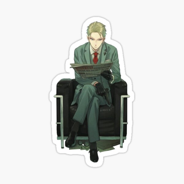 "Loid Forger - Spy X Family" Sticker by 1piecestore | Redbubble