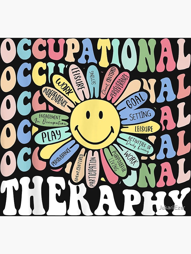 "Occupational Therapy OT Therapist, Inspire OT Month Flower" Poster for Sale by JakariEzer ...