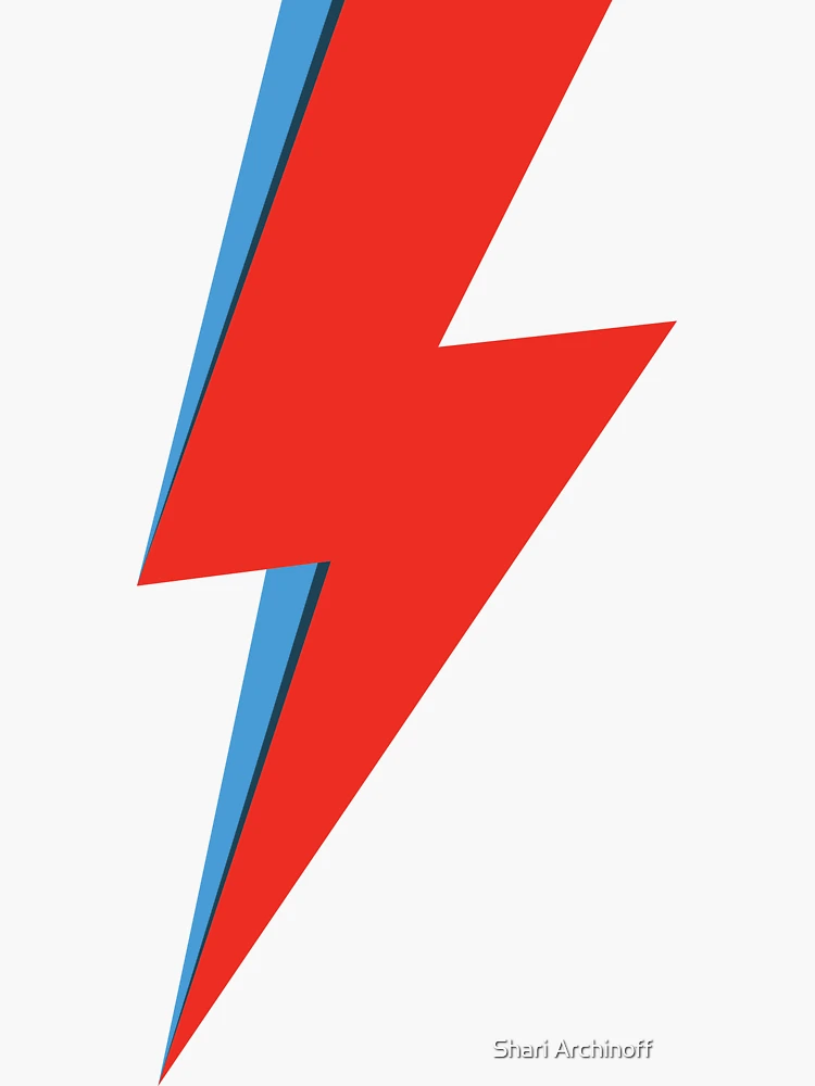 Ziggy Stardust Lightning Bolt Tattoo David Bowie Flash Ziggy Stardust