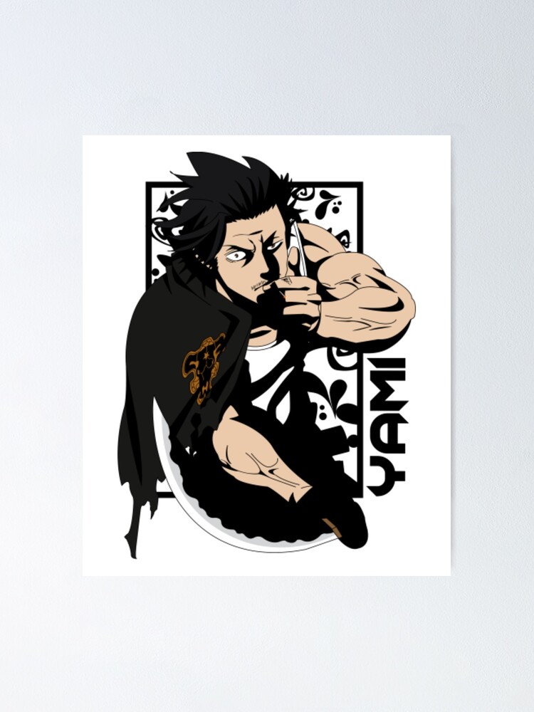 "Black Clover - Yami Sukehiro Angry Killer Aura" Poster for Sale by ...