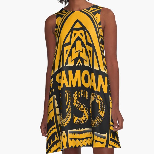 "Samoan Uso Special Tribal print" A-Line Dress for Sale by RocFashions ...
