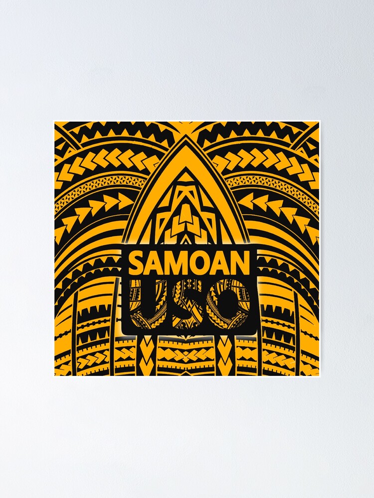 "Samoan Uso Special Tribal print" Poster for Sale by RocFashions ...