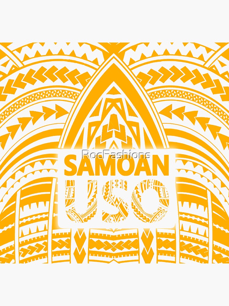 "Samoan Uso Special Tribal print" Sticker for Sale by RocFashions ...