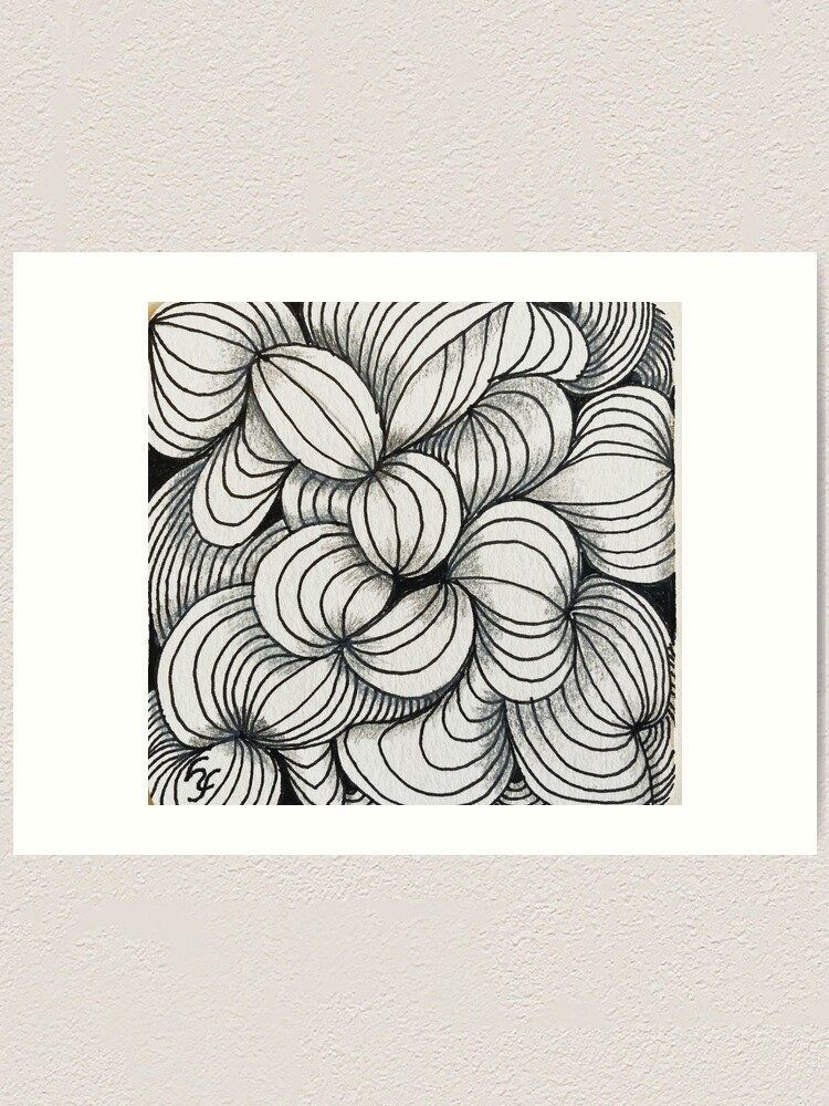 "Repetitive line drawing No. 1" Art Print for Sale by flatout-design ...