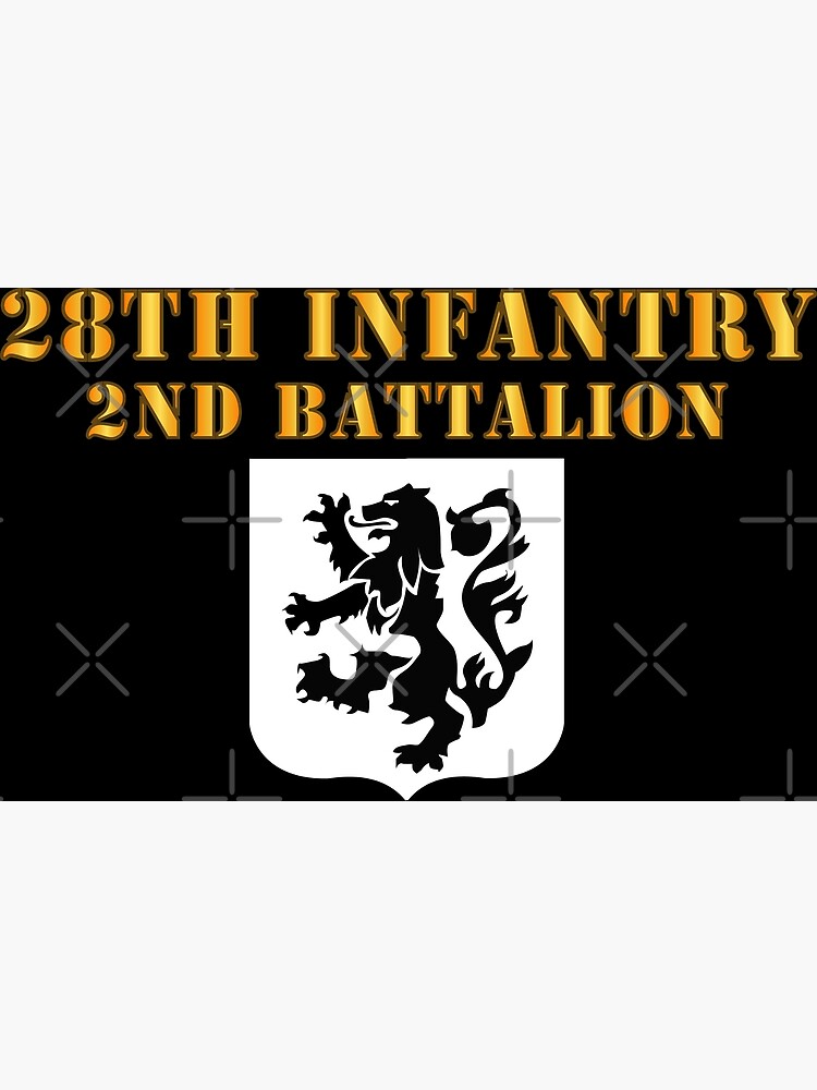 "Army - 2nd Battalion 28th Infantry - Hat" Poster for Sale by ...