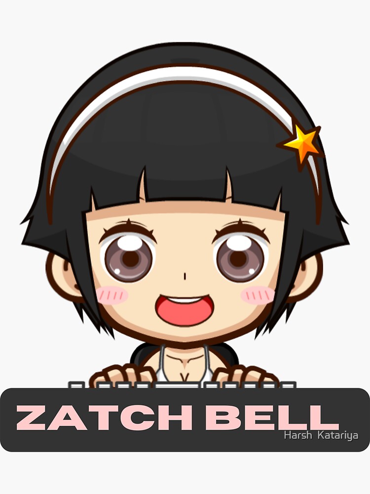 "Zatch bell" Sticker for Sale by Yash0707 | Redbubble