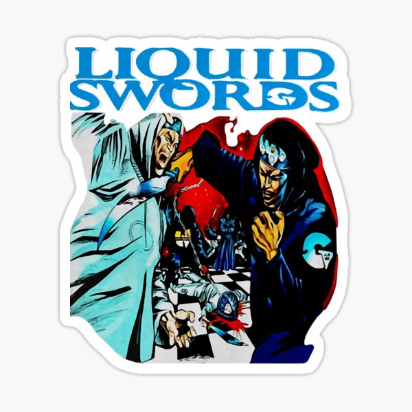 "Liquid-Swords Classic " Sticker by charmingisimin | Redbubble