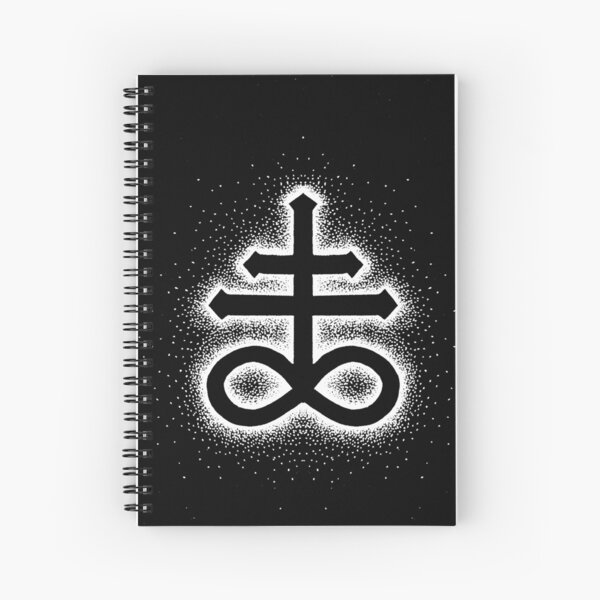 "Leviathan Cross - White" Spiral Notebook for Sale by Ross Jones ...