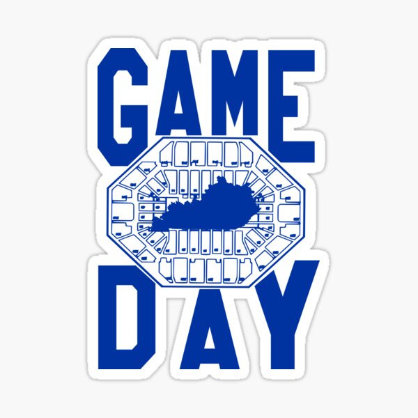 "Game Day At Rupp" Sticker by WillcoPress | Redbubble