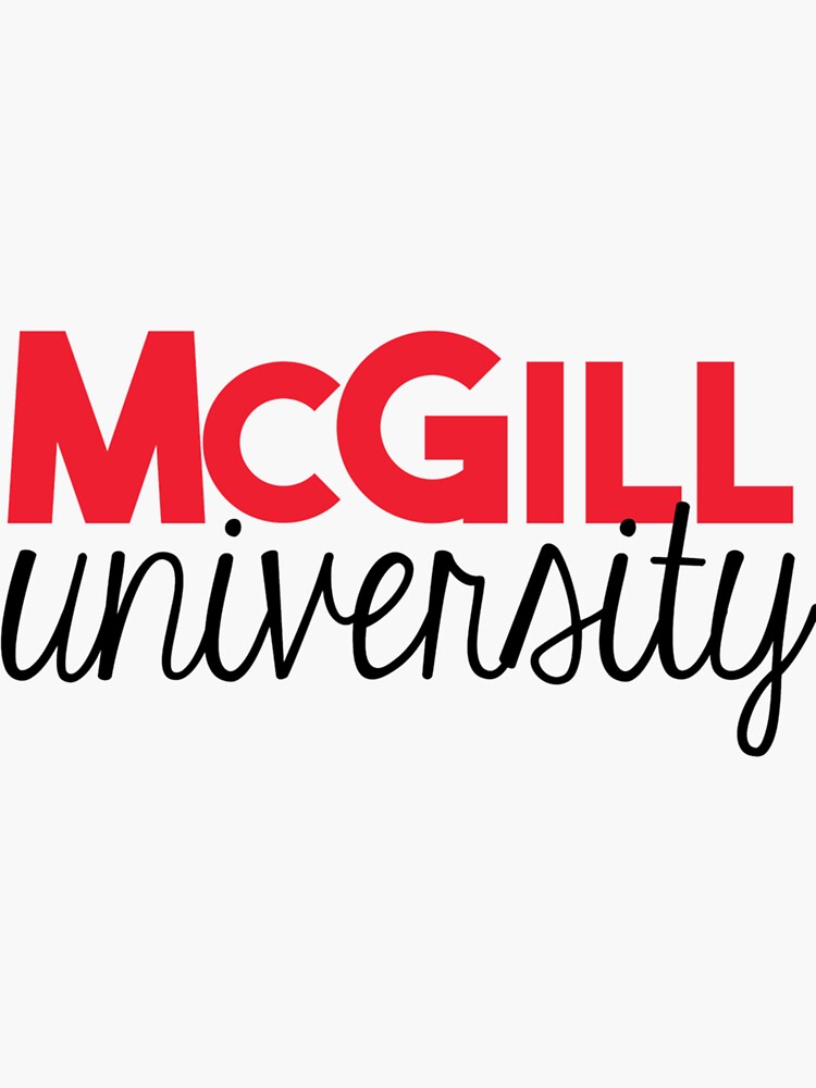 "McGill " Sticker by sursakdikaewp | Redbubble