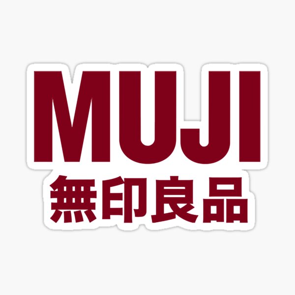 "Muji logo classic t shirt" Sticker for Sale by SharonKinney1 | Redbubble