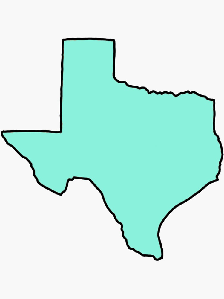 "cute neon blue texas" Sticker for Sale by andilynnf | Redbubble