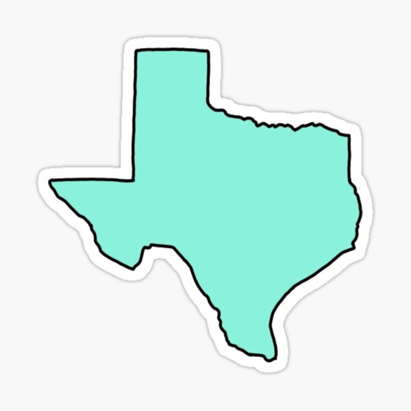 "cute neon blue texas" Sticker for Sale by andilynnf | Redbubble
