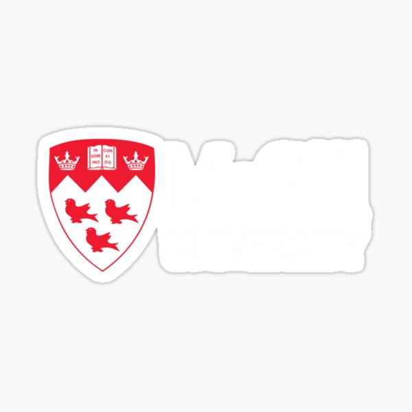 "McGill University " Sticker by sursakdikaewp | Redbubble