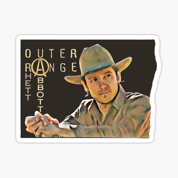 "Outer Range Rhett Abbott" Sticker by Stickerm4ni4 | Redbubble