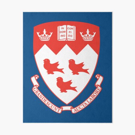 "McGill University Icon " Art Board Print by sursakdikaewp | Redbubble