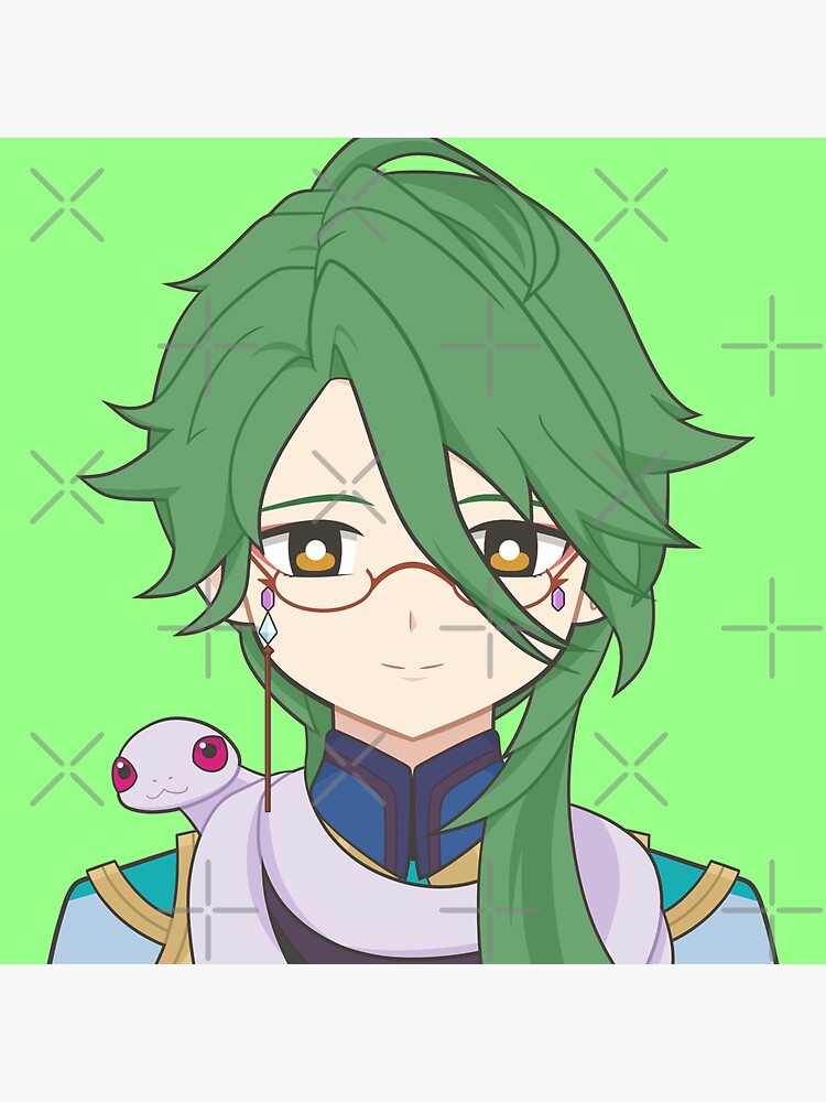 "Baizhu Chibi" Sticker for Sale by ginreiart | Redbubble