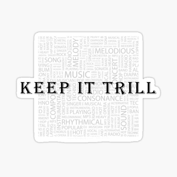 "keep it real" Sticker by Gauravsshop | Redbubble
