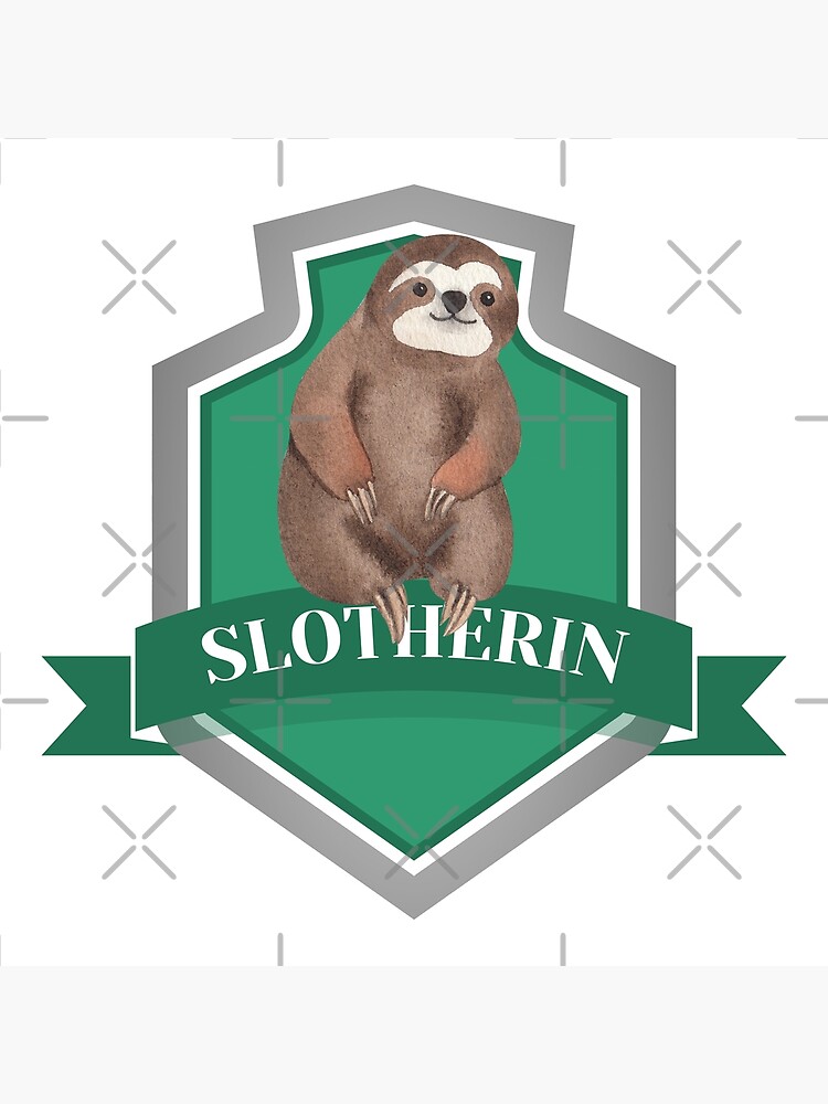 "Hairy Potter Slotherin" Poster for Sale by mschubbybunny | Redbubble