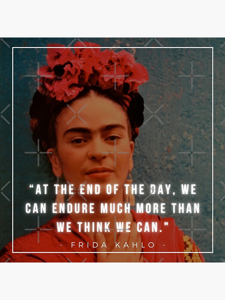 At the end of the day, we can endure much more than we think we can ...