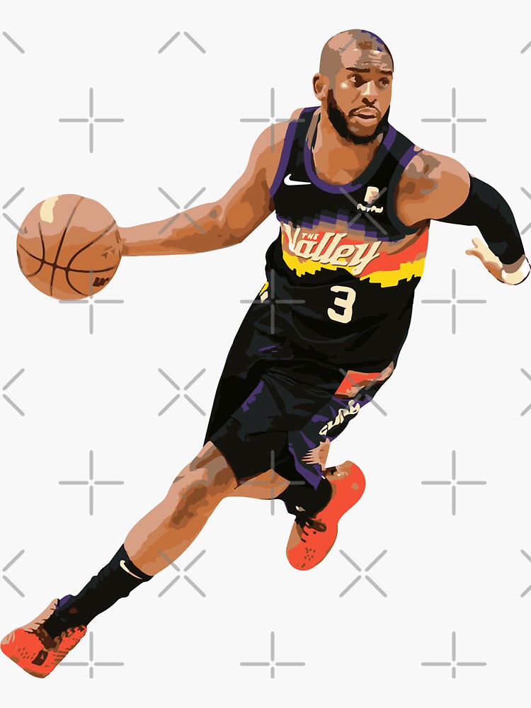 "Chris Paul 3 Point god" Sticker by IgorSantos | Redbubble