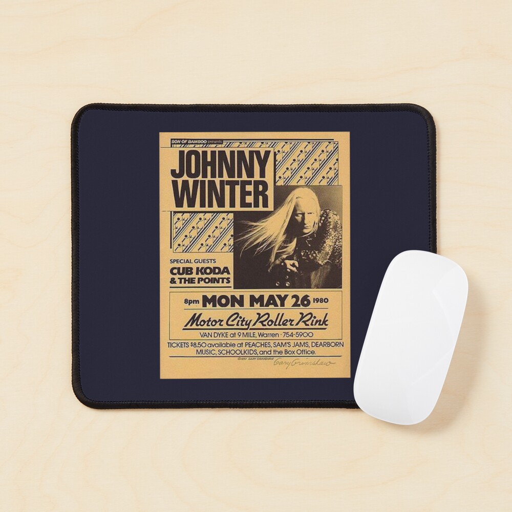 "Vintage Johnny Winter 1980 Warren" Sticker for Sale by grafa-desigaza ...