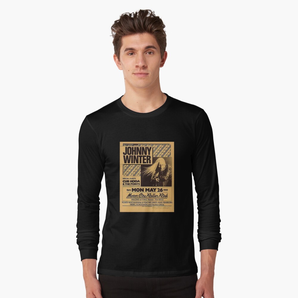 "Vintage Johnny Winter 1980 Warren" Sticker for Sale by grafa-desigaza ...