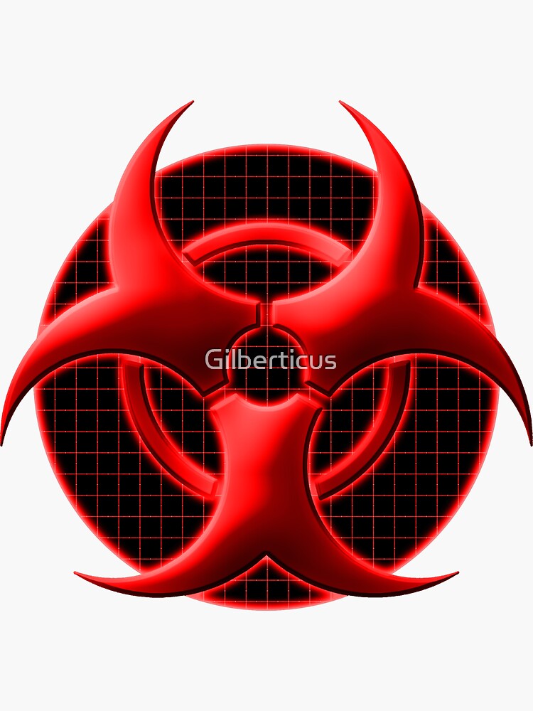 Red Toxic Symbol