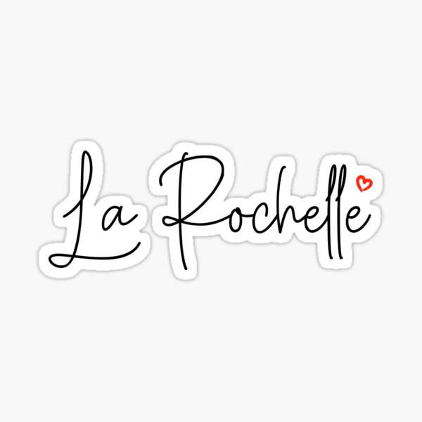 "La Rochelle" Sticker by MerchSuperb | Redbubble