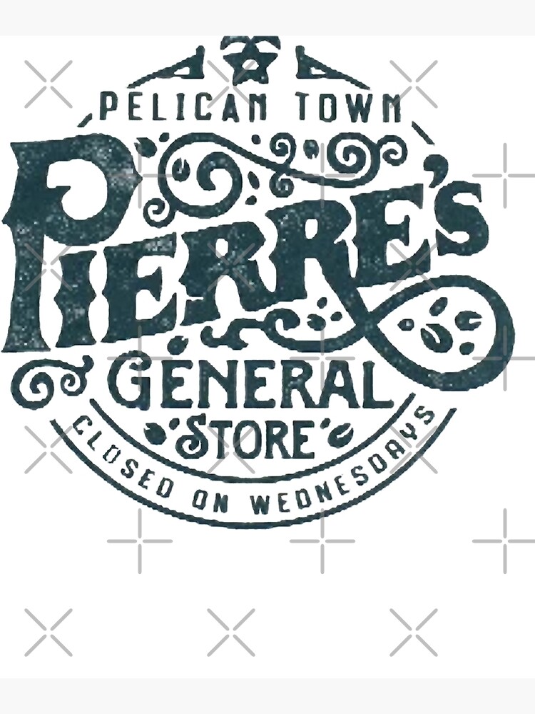 Póster «Mens Funny Pierres General Store Logo Maravilloso recuerdo» de ...