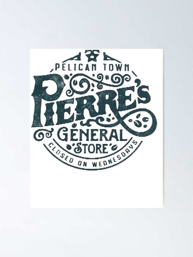Póster «Mens Funny Pierres General Store Logo Maravilloso recuerdo» de ...