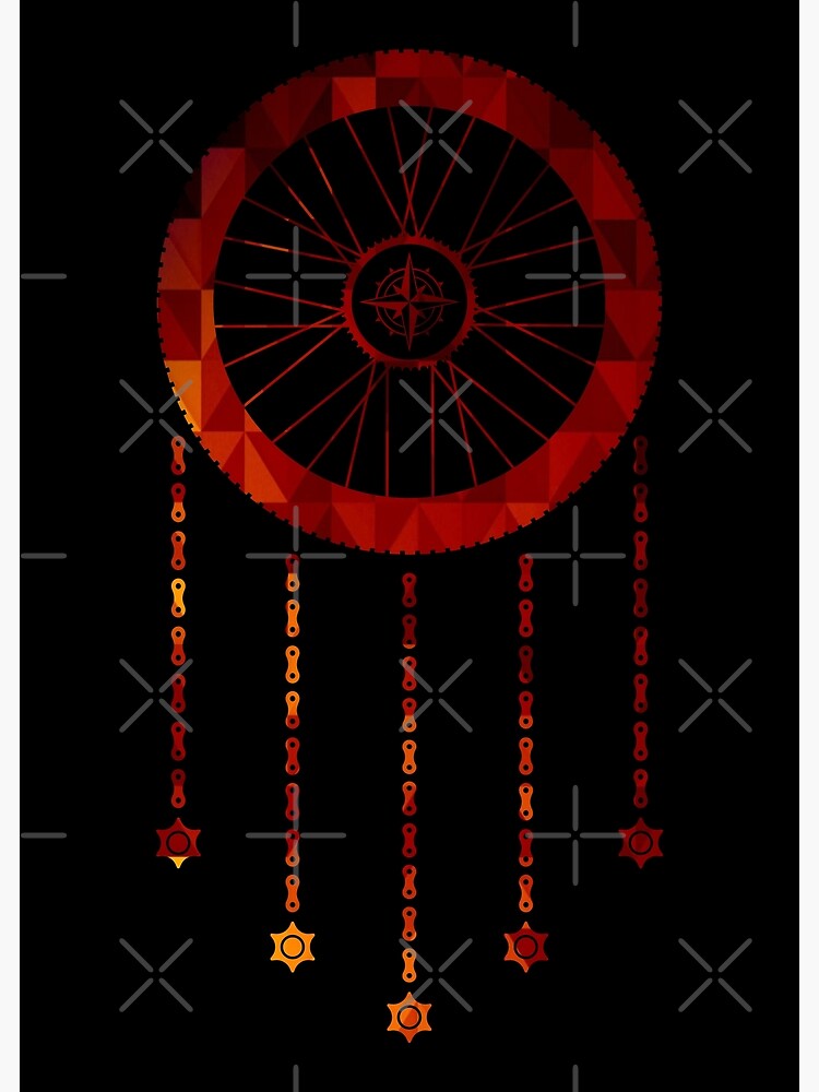 "Biking Guide in Red Glass" Photographic Print for Sale by artOfCal013 ...