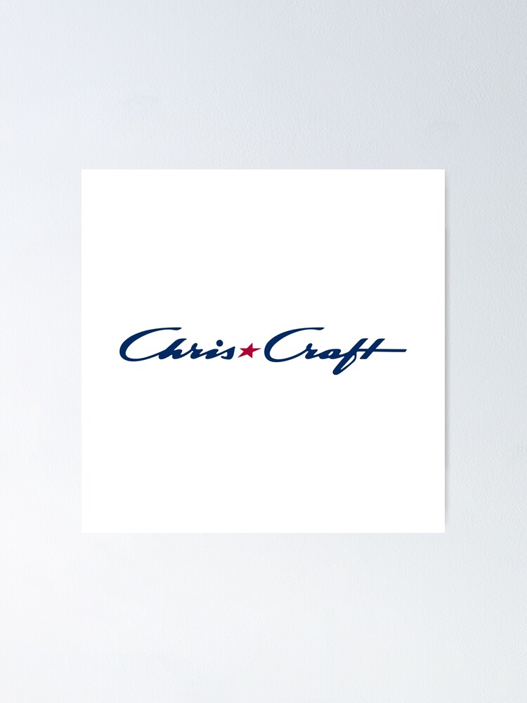 "CHRIS CRAFT - LOGO" Poster for Sale by Vrika501Auto | Redbubble