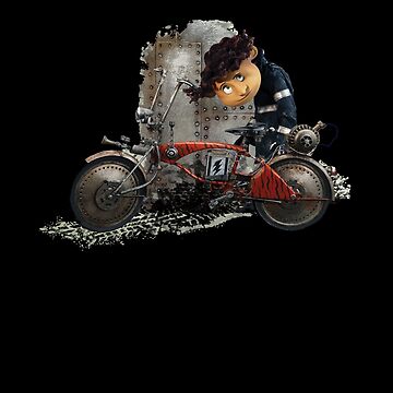 "Coraline-Wybie-Biker-T-Shirt" Sticker for Sale by BaringerJerolyn ...