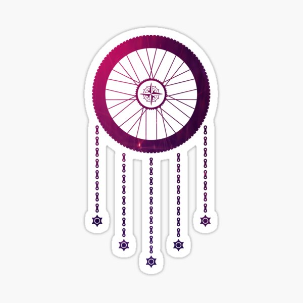 "Biking Guide in Light Rays" Sticker for Sale by artOfCal013 | Redbubble