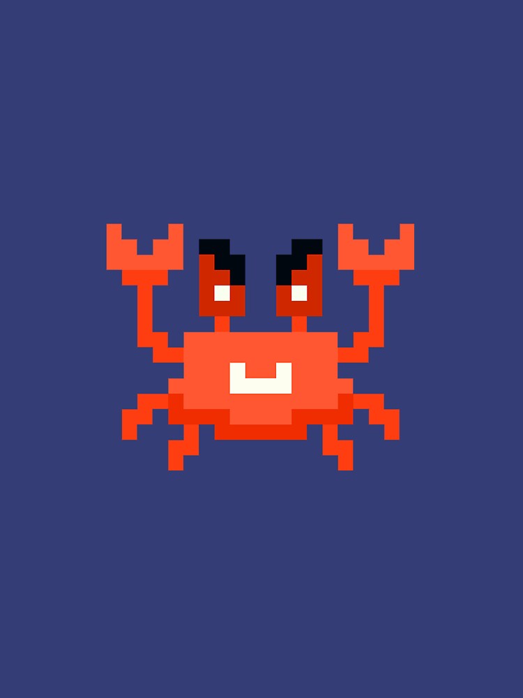 "Crazy Crab - Pixel Art" Tank Top by colinrac | Redbubble